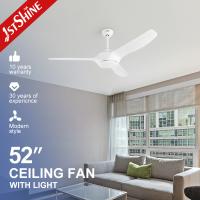 China 52 Inch 1stshine Ceiling Fan Light with 3 ABS Wooden Blades and APP/WIFI Switch Type for sale