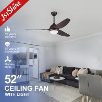 China 1 4 8H Timing ABS Blades Remote LED Ceiling Fan With 35W Motor for sale
