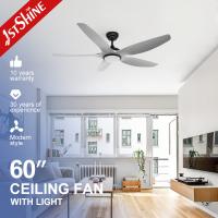 China 1stshine LED Ceiling Fan 6 Adjustable Wind Speed Support Dimmer Yes and 60