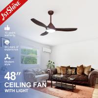 China 110-240V/50Hz-60Hz Low Noise ABS Blades Ceiling Fans with LED Lights and Remote Control for sale
