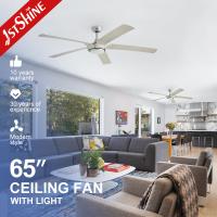 China Big Room 65 Inches 5 Blades LED Ceiling Fan with Remote Control and 110-240V/50Hz-60Hz for sale