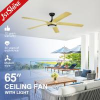 China REACH Certified 1stshine LED Ceiling Fan with Dimmable Lighting and Remote Control for sale