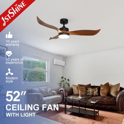China 6 Speed Remote Control Plastic Decorative Ceiling Fan With 18W LED Light for sale