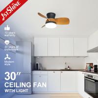 China 110-240V/50Hz-60Hz Decorative LED Ceiling Fan with Water Transfer Color Blades and Lights for sale