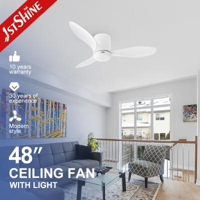 China 6 Speed Plastic Ceiling Fan White Finished Electric Fan with motor for sale