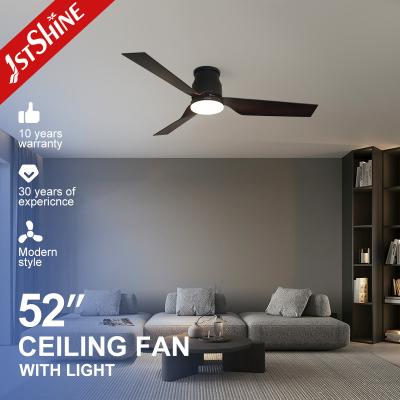 China 6 Speed Choice Plastic Blades LED Ceiling Fan with Light Flush Mount and Low Profile for sale