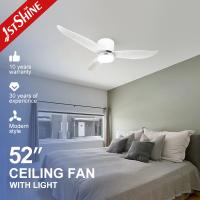 China Remote Control ABS Blades LED Ceiling Fan With Noiseless DC Motor for sale