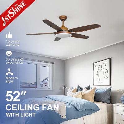 China 100% Copper Motor 52 Inch 1320cm Energy Saving 5 Blade LED Ceiling Fan for Hall Room for sale