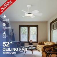 China 1stshine Modern DC Remote 6 Blades LED Ceiling Fan with Light and Consumption for sale