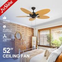 China Low Noise 5 Blades Decorative Ceiling Fan Large Airflow Energy Saving for sale