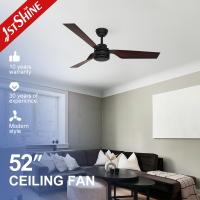 China Reading Room 64.4w ABS Ceiling Fan Dc Inverter Silent Design for sale