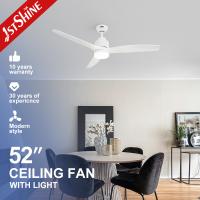 China 1stshine Home 3 ABS Plastic Blade Ceiling Fan with LED Light and Copper DC Motor for sale