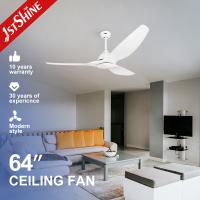 China OEM 64 Inch 35W Plastic Ceiling Fan Low Voltage Big Air Flow for sale