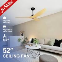 China Remote Control 220v 3 Blade Ceiling Fan With Led Light 6 Speed for sale