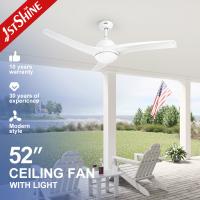 China DCF W186 52 Industrial ABS Blades Ceiling Fan With Led Light for sale
