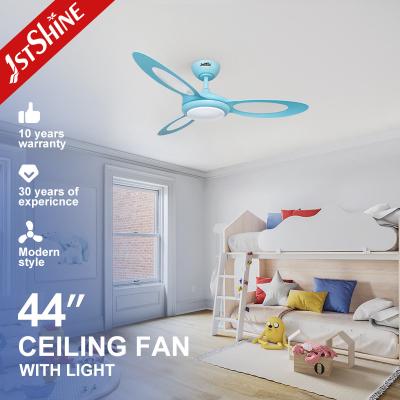 China 44 Inch 3 ABS Blades Dimmable LED Ceiling Fan 230V For Bedroom for sale