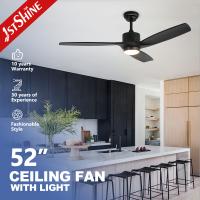 China 52 Inches Solid Wood DC Pure Copper Remote Ceiling Fan Light Lighting Solutions Service for sale