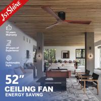 China Customized Wood Blades Indoor Ceiling Fan with AC Motor and Remote Cooling Air for sale