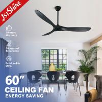 China Black Wooden Blades Ceiling Fan for Standard Wind and OEM Size in Commercial for sale