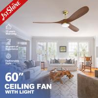 China Indoor 10 Wood Blades LED Ceiling Fan with Customized ODM Lighting and Remote Control for sale
