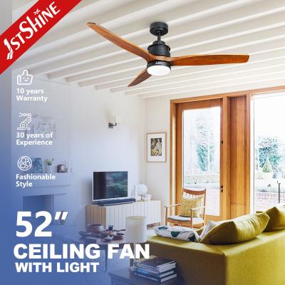 China 3000k.4000k.6000K Color Temperature Remote Controlled 3 Blade Ceiling Fan for Home Us for sale