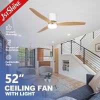 China Remote Control 1stshine LED Ceiling Fan for Energy Saving and Outdoor Mountain Air for sale