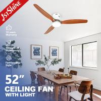 China 3 Color Changes LED Light Ceiling Fan for Modern Design 110-20V/50/60Hz Input Voltage for sale