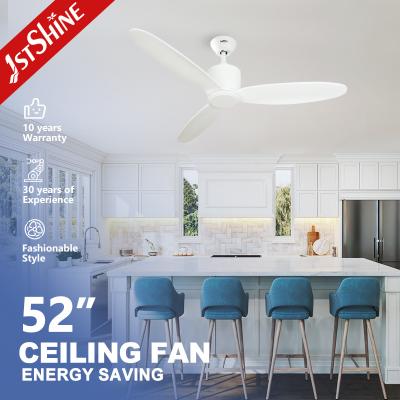 China Timer and English Operating 3 Wooden Blades DC Motor Ceiling Fan with Remote Control for sale