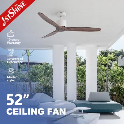 China DC Ceiling Fan With Remote Control Solid Wood Blades High-Speed for sale