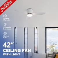 China Flush Mount Design 2-in-1 Ceiling Fan Optional LED Light for 220V Voltage and ABS Blade for sale