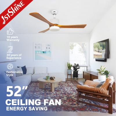 China Solid Wood Ceiling Fan Featuring Multi Size Options and Smart Control Functions Including Timing Memory and Scene Settings for sale