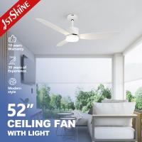 China 52 Inches Plastic Ceiling Fan with DC Motor and Remote Control for Efficient Air Circulation for sale
