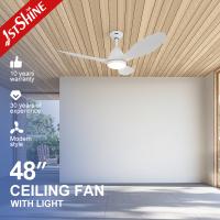 China 48-Inch ABS Blades Ceiling Fan with DC Motor and LED Light Remote Control for sale