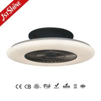 China 24 Inch Bladeless Ceiling Fan with Starry Sky Lampshade and Silent DC Motor for Modern Bedrooms for sale