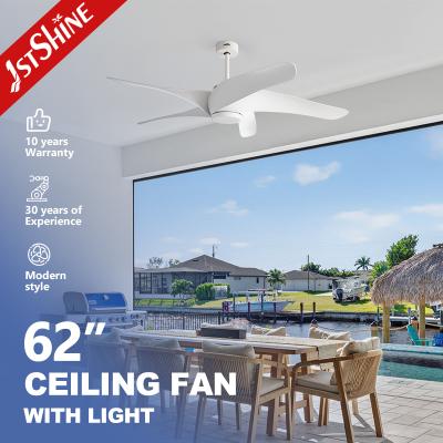China 62 Inch Modern Ceiling Fan with LED Light and DC Motor Remote Control for sale