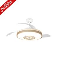 China 42 Inch Invisible Ceiling Fan with LED Light and DC Motor | Retractable Blades for Modern Homes for sale