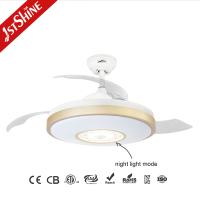 China 42 Inch Invisible Ceiling Fan with LED Light and DC Motor | Retractable Blades for Modern Homes for sale