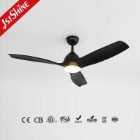 China 64 Inch Solid Wood Ceiling Fan with DC Motor for High Airflow in Large Spaces for sale