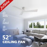 China 52 Inch Low Profile Ceiling Fan with DC Motor and Flush Mounted Design for Low Ceilings for sale