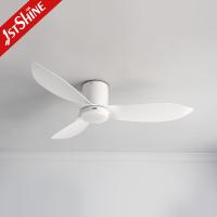China 52 Inch Flush Mount Ceiling Fan with ABS Blades and Remote Control for Modern Interiors for sale
