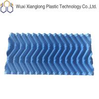 China Corrugated Cooling Tower Fill Media PVC Film Fill 500mm Height 33mm for sale