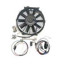 China 8'' Car Electric Radiator Fan for Pajero Retrofit with 10 Straight Blades Engine Cooling Push Pull 12v Volta Condition New for sale