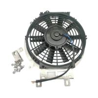China 8'' Car Electric Radiator Fan for Pajero Retrofit with 10 Straight Blades Engine Cooling Push Pull 12v Volta Condition New for sale