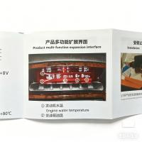 China Mitsubishi Pajero V93 V97 Montero Engine Water Temperature and Oil Temperature Parameter Display Module Retrofit Accessories for sale