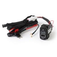 China PD QC3.0 Dual Fast Charge Car Charger for Mitsubishi Pajero Lancer ASX Outlander Original Socket No Drill Install for sale