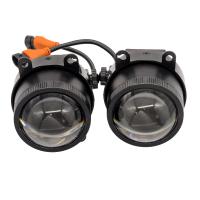 China KL 12V 40W LED Fog Lamp 9CM Yellow White Lights Assembly 6000K 4500lm New Retrofit/Upgrade for Mitsubishi Pajero V93V95V96V97V98 for sale