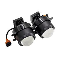 China KL 12V 40W LED Fog Lamp 9CM Yellow White Lights Assembly 6000K 4500lm New Retrofit/Upgrade for Mitsubishi Pajero V93V95V96V97V98 for sale
