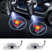 China LED Car Door Welcome Light Logo Projection Lamp for Mitsubishi Pajero Ghost Shadow 12V for sale