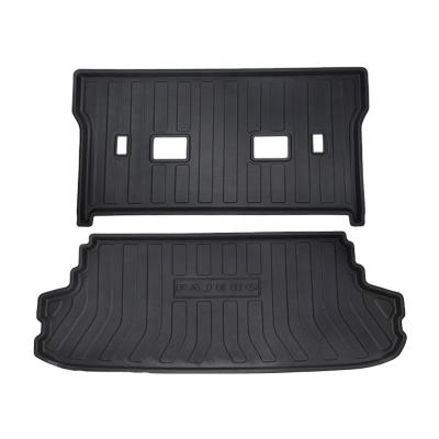 China Mitsubishi Pajero V73V77 V93V97 Trunk Mat Material Comparisonion Protector No Objectional Odor Tailored Version New High Quality for sale