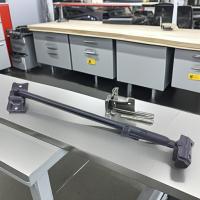 China Mitsubishi Pajero Montero 4 II Body Parts Rear Door Tailgate Safety Extension Stop Bracket Strut Car Accessory 5822A001 for sale